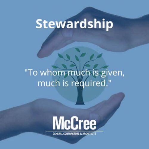 McCree CARES – Stewardship - McCree